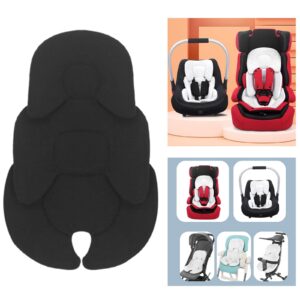 Yiju Baby Stroller Cushion Head and for Buggy Pushchair Pram, Black, 58x38cm