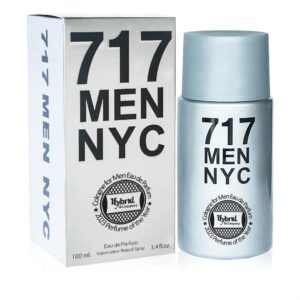 hybrid & company 717 men nyc toilette masculine scent natural sprayt, 3.4 fl oz