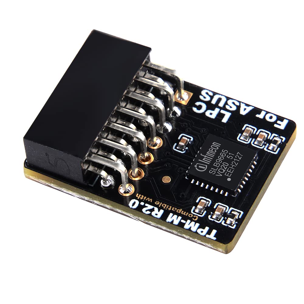 NewHail TPM2.0 Module LPC 14Pin Module with Infineon SLB9665 for ASUS Motherboard Compatible with TPM-M R2.0