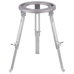 Laboratory Liftable Tripod - Chemistry Heating Support Stand, Adjustable Lamp Holder, Experimental Teaching Equipment for Laboratory Chemistry Education, Silver Grey