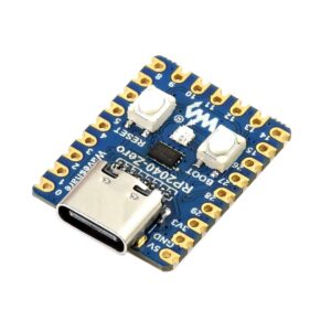 waveshare RP2040-Zero Mini Board High-Performance Pico-Like MCU Board Based on Raspberry Pi Microcontroller Chip RP2040,USB-C Connector,Low-Cost, Support C/C++,MicroPython