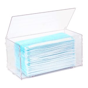 bvanq face mask holder dispenser case with lid,capacity 50pcs(top lid)