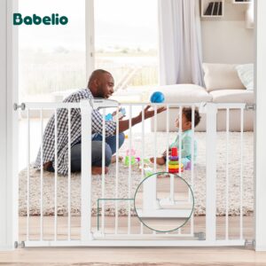 Babelio Baby Gate Spring Lock, Safety Gate Accessories for Kids and Pets, Disassembled and Replaced, White