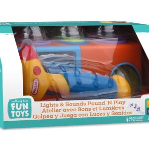 Nothing But Fun Toys Lights & Sounds Pound and Play Designed for Children Ages 18+ Months,Multi