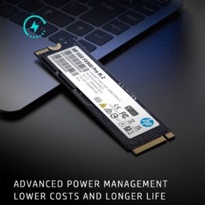 HP FX900 Pro 1TB NVMe SSD 2280 M.2 Gen4 x4, 8 Gb/s Internal Solid State Drive Up to 7400 MB/s Compatible with Laptop & Desktop PC - 4A3U0AA#ABB