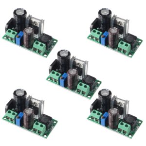 5pcs ac/dc to dc step down buck converter ac 5-30v dc 5-48v 24v 36v 48v to dc 2.5-35v 12v adjustable voltage regulator power supply board lm2596hv 2a volt converter module