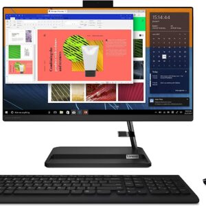 Lenovo 2023 IdeaCenter 22" FHD Touchscreen All-in-One Desktop Intel 2-Core i3-1115G4 Intel UHD Graphics 16GB RAM DDR4 512GB NVMe SSD WIFI AC BT HDMI Webcam RJ45 DVD Windows 11 Home w/RE USB