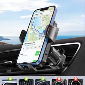 Miracase 2024 Upgrade Universal Car Phone Holder Mount for Air Vent, Sturdy and Thick Case Friendly Hands-Free Mount for iPhone, Samsung, and All Smartphones