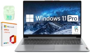 lenovo 15.6" fhd ideapad business & student laptop computer (intel core i3-1115g4, 8gb ram | 256gb ssd)