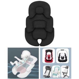 Yiju Baby Stroller Cushion Head and for Buggy Pushchair Pram, Black, 58x38cm