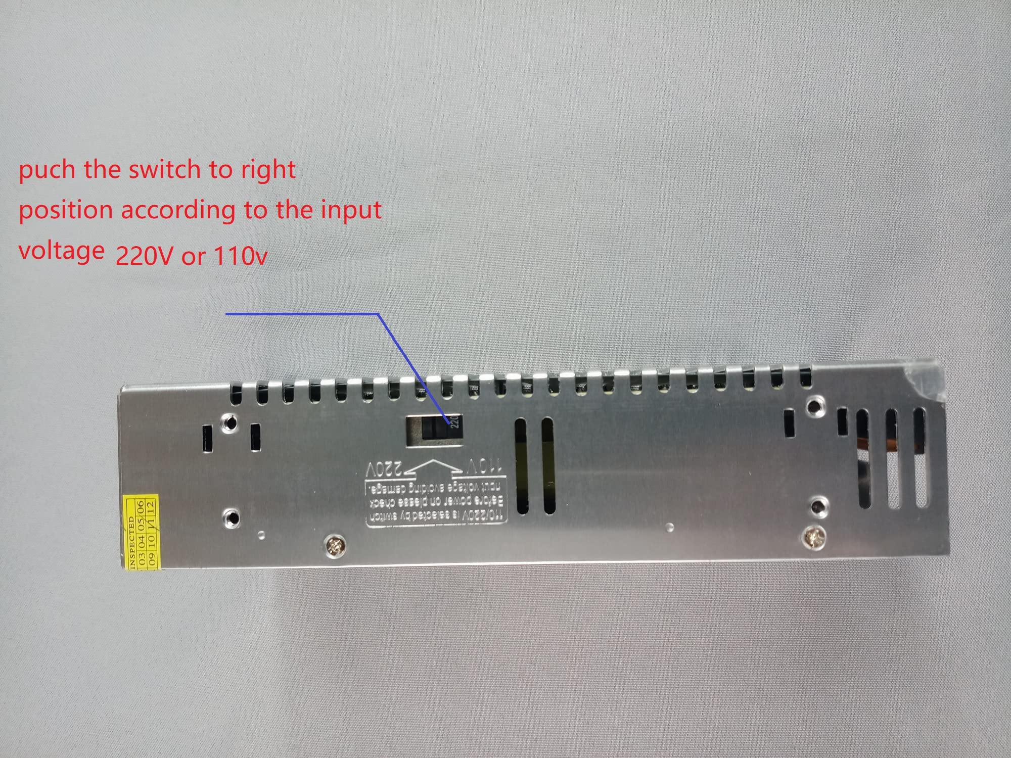 Strength DC 48V 10A Switching Power Supply 480W AC-DC Converter Transformer Switch Power Supply Driver Adapter AC110/220V±15%