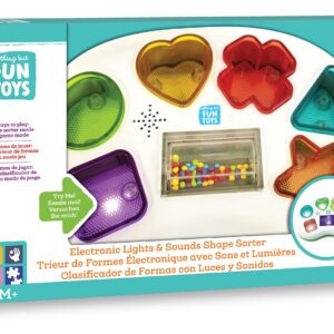 Nothing But Fun Toys Lights & Sounds Shape Sorter Designed for Children Ages 9+ Months,Multi