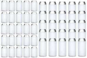 tahoebay white can cooler bundle (50-pack) blank standard and slim sleeves