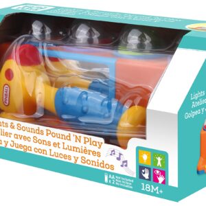 Nothing But Fun Toys Lights & Sounds Pound and Play Designed for Children Ages 18+ Months,Multi