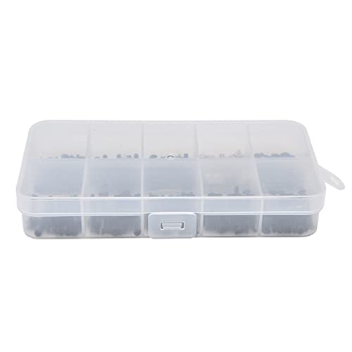 Screws, Stainless Steel Cross 500pcs Screw with Storage Box for Maintenance