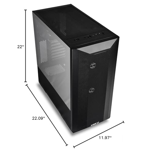 Lian Li LANCOOL II MESH C Performance-X USB Type-C Included Mid-Tower Black - LAN2MPX.50