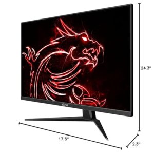 MSI MAG2732, 27" Gaming Monitor, 1920 x 1080 (FHD), IPS, 1ms, 165Hz, G-Sync Compatible, HDR Ready, HDMI, Displayport, Tilt