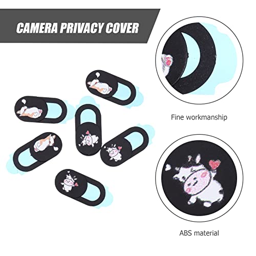 PartyKindom Pc Accessories Pc Accessories Pc Accessories Pc Accessories 6pcs Cartoon Privacy Protectors Webcam Covers Practical Camera Phone Covers Computers Laptops Home Camera Home Camera Home Camera