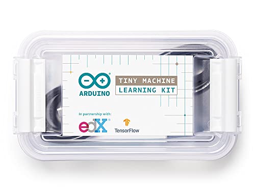 Arduino Tiny Machine Learning Kit [AKX00028] - Starter Bundle Nano 33 BLE Sense, OV7675 Camera & Custom Shield for Hands-On TinyML Projects