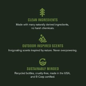 Every Man Jack Cedar + Red Sage Mens 3-in-1 All Over Wash for All Skin and Hair Types - Cleanse, Nourish, and Protect Skin and Hair with Naturally Derived Soy Proteins, Aloe, Glycerin - 2 Bottles