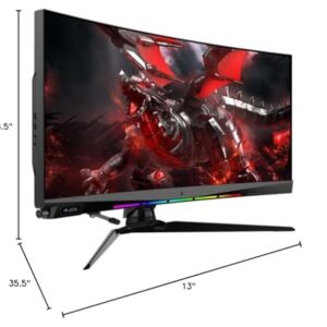 MSI MEG381CQR Plus, 38" 4K Gaming Monitor, 3840 x 1600 (UWQHD+), Rapid IPS, 175Hz, Gsync Ultimate, HDR 600, HDMI, Displayport, Tilt, Swivel, Height Adjustable