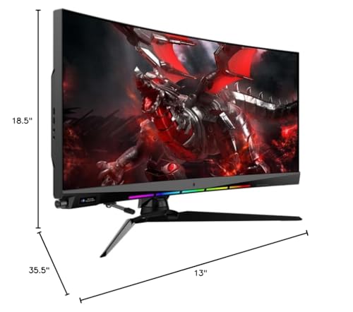 MSI MEG381CQR Plus, 38" 4K Gaming Monitor, 3840 x 1600 (UWQHD+), Rapid IPS, 175Hz, Gsync Ultimate, HDR 600, HDMI, Displayport, Tilt, Swivel, Height Adjustable