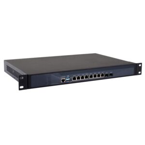 hunsn 1u rackmount firewall, opnsense, vpn, network security appliance, router pc, i7 2620m 2640m, hunsn rs07, aes-ni, 8 x intel lan, 2 x optical sfp, 8g ram, 128g ssd