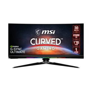 msi meg381cqr plus, 38" 4k gaming monitor, 3840 x 1600 (uwqhd+), rapid ips, 175hz, gsync ultimate, hdr 600, hdmi, displayport, tilt, swivel, height adjustable