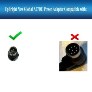 UpBright 4-Pin Car 19V DC Adapter Compatible with Philips Respironics SimplyGo Simply Go Mini 82211 MANGO120-19BK-PHI REF 1116818 Megmeet PA 15668 1116816 56292-101 MDP120-19-002 REF 1116819 Charger