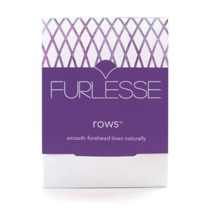 furlesse rows wrinkle patches, overnight forehead wrinkle patches for fine horizontal lines, non-invasive anti-wrinkle patches, anti-aging skincare, 30 patches, 30-day use