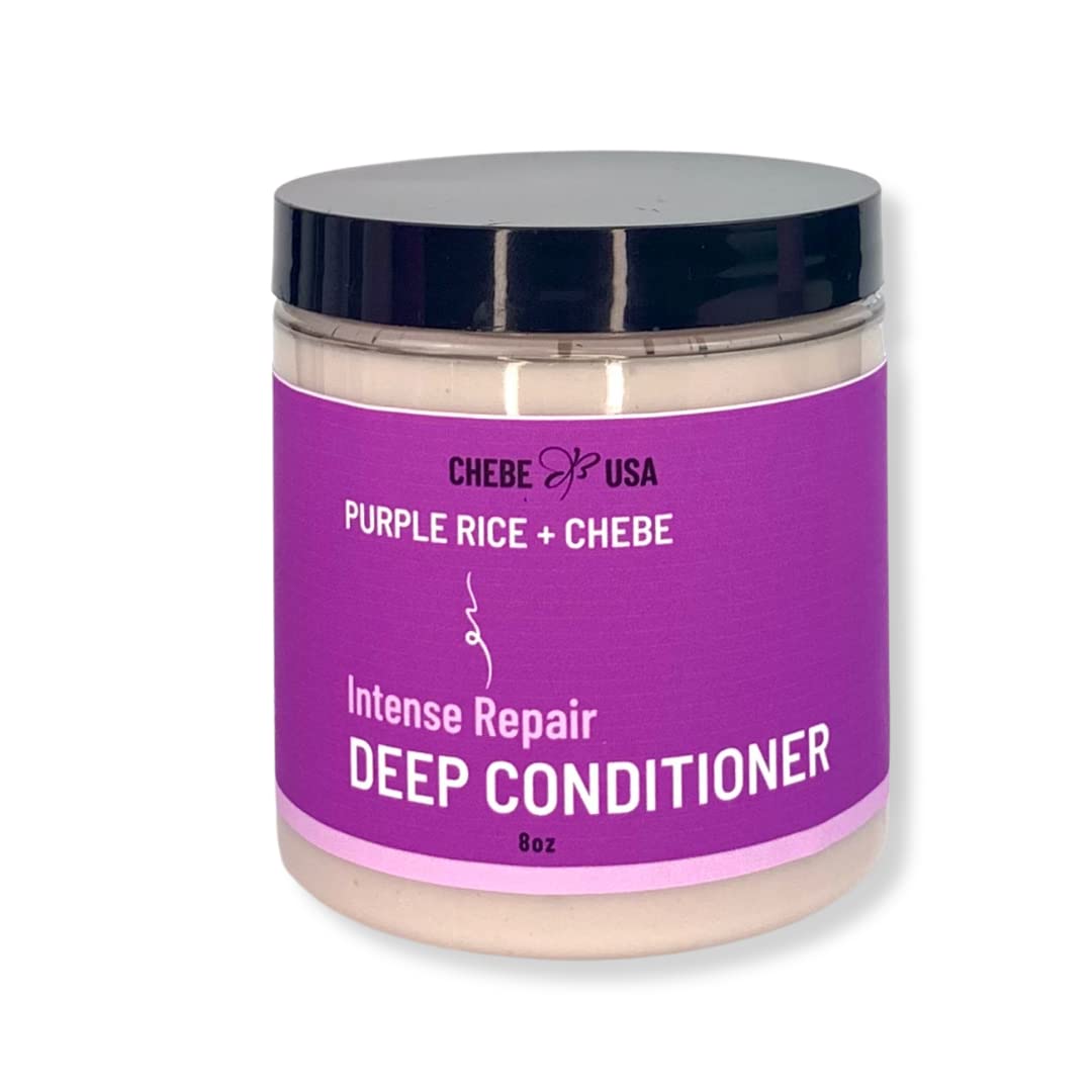 Uhuru Naturals Intense Repair Deep Conditioner - Purple Rice + Chebe