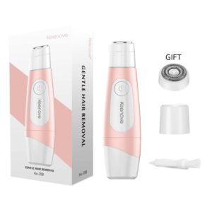 Facial Hair Removal for Women with Powerful Pro. 180 Motor with Additional Replacement Head Keenove Painless Gentle Electric Hair Remover Shaver for Women Face Lips Cheeks Chin Portable Gen. III