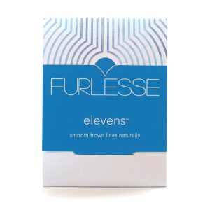 furlesse elevens wrinkle patches, overnight wrinkle patches for frown lines, non-invasive anti-wrinkle patches, anti-aging skincare, 30 patches, 30-day use