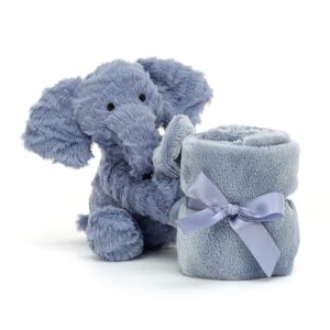 Jellycat Fuddlewuddle Elephant Soother Lovey Baby Security Blanket