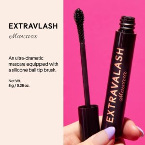 Winky Lux ExtravaLash Mascara, Voluminous Mascara and Lengthening Mascara - Black Mascara Eye Makeup