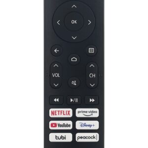 AULCMEET ERF3A90 Replaced Voice Remote Control Compatible with Hisense 4K Android Smart TV 75U9DG 65U8G 55U7G 65U7G 75U7G 55U78G 55U8G 65U78G 75U78G 55U88G 65U88G