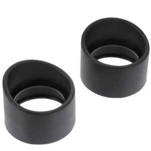 tehaux binocular eye cups, binocular eye 33mm inner diameter rubber microscope eyepiece binocular eye cups replacement (2pcs, black)