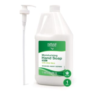 natural concepts | moisturizing hand soap with aloe vera | 1 gallon (128 oz), refill