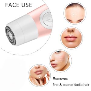 Facial Hair Removal for Women with Powerful Pro. 180 Motor with Additional Replacement Head Keenove Painless Gentle Electric Hair Remover Shaver for Women Face Lips Cheeks Chin Portable Gen. III