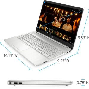 HP 2022 15 Laptop 11th Gen i5-1135G7 16GB RAM 1TB SSD, 15.6 Micro-Edge FHD Display, Webcam, HDMI, Wi-Fi, Fast Charge, Premium Light Thin Design, Windows 10-Free Windows 11 Update| ROKC Bundle