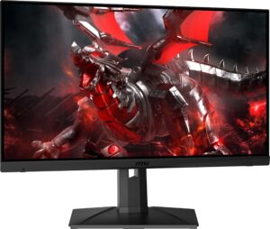 msi mag281urf, 28" gaming monitor, 3840 x 2160 (uhd), rapid ips, 1ms, 144hz, g-sync compatible, hdr 400, hdmi, displayport, usb type-c, tilt, swivel, height adjustable, pivot,black