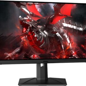 MSI MAG281URF, 28" Gaming Monitor, 3840 x 2160 (UHD), Rapid IPS, 1ms, 144Hz, G-Sync Compatible, HDR 400, HDMI, Displayport, USB Type-C, Tilt, Swivel, Height Adjustable, Pivot,Black