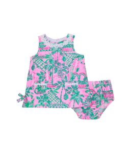 lilly pulitzer baby girl's baby lilly shift dress (infant) mandevilla baby always worth it 18-24 months