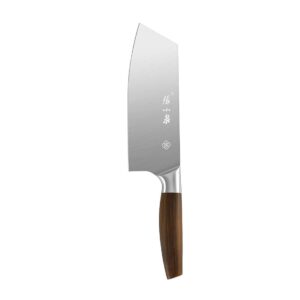 zhang xiao quan 7.6 inches vegetable meat knife stainless steel slice cleaver, for home and restaurant guizhong series