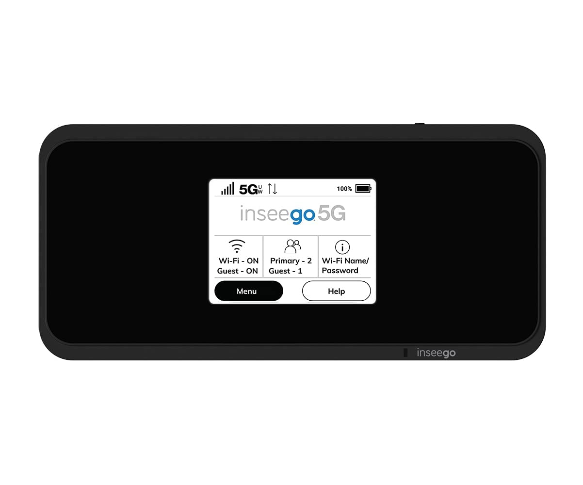 Inseego MiFi M2100 | Verizon 5G Ultra Wideband Network / 4G LTE | Connects up to 30 Devices via WiFi | Sleek and Compact Hotspot (Renewed)