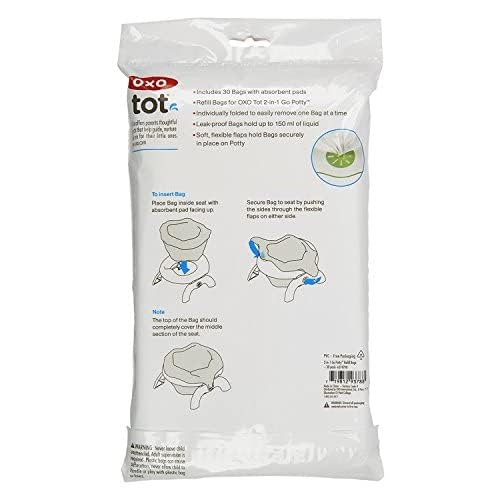 OXO Tot 2-in-1 Go Potty Refill Bags, 60 Count