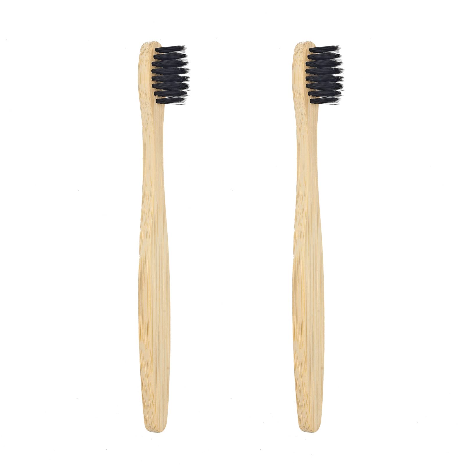 SEVENHEAD Bamboo Toothbrushes (2 Black - Kids)