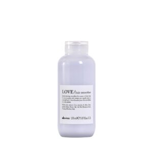 davines love hair smoother, leave-on cream to smooth frizzy, unruly or wavy hair weightlessly, white, 5.07 fl. oz.