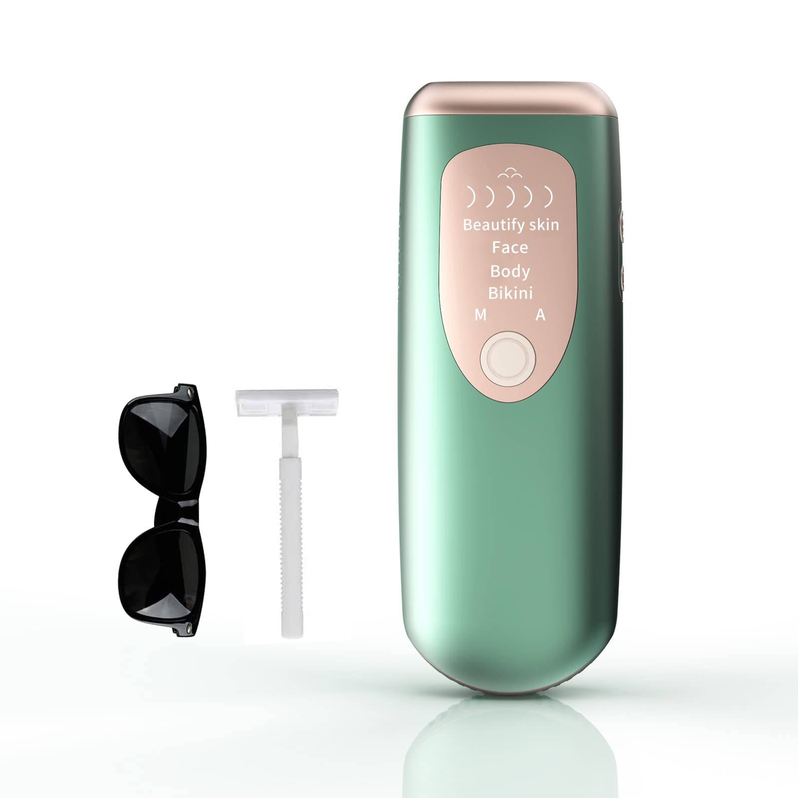 Wesi Permanent Hair Removal for Women & Men,Painless Hair Removal Device used for Face, Upper Lip, Chin, Bikini, Leg & Body