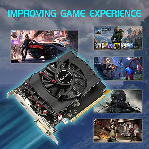 QTHREE NVIDIA GT 1030 2GB GDDR5 Graphics Card,64 Bit,DVI-D,HDMI,Desktop Gaming Video Card for PC,Computer GPU,PCI Express x4,DirectX 12,Support 4K